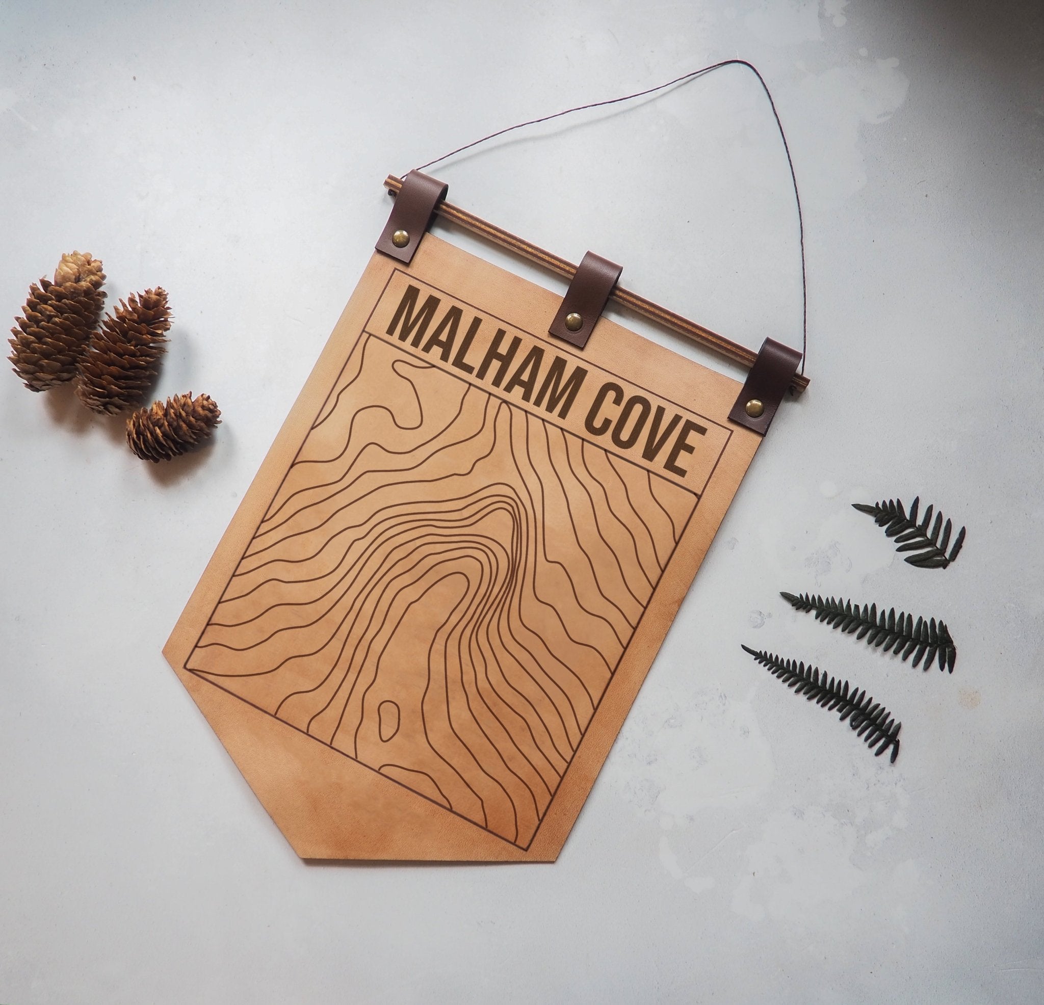 Custom Topographic Map Banner – HÔRD