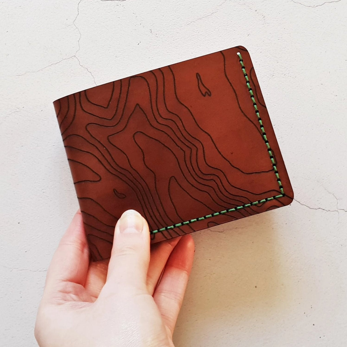 Topography Mountain Wallet | Personalised Designer Wallet – HÔRD