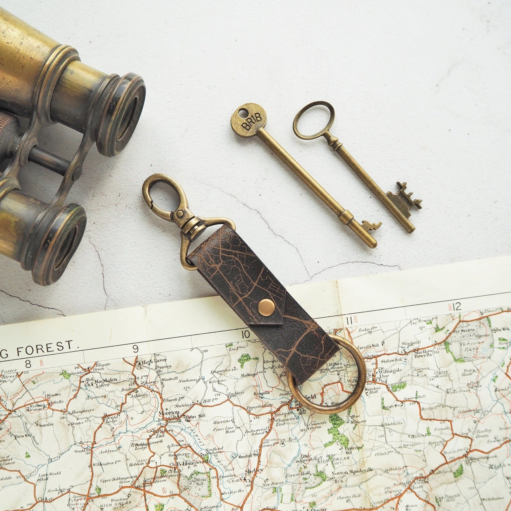 The Custom Road Map Key Fob | Personalised Key Ring – HÔRD